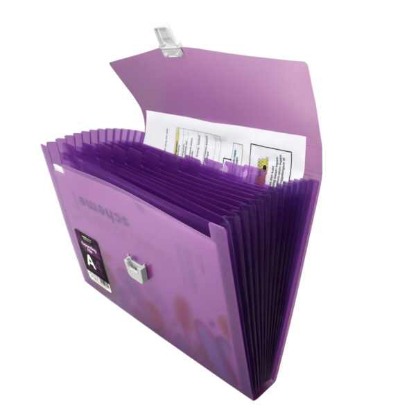 Unicorn Stationery A4 Expanding File With Handle, Subject Tabs And ...